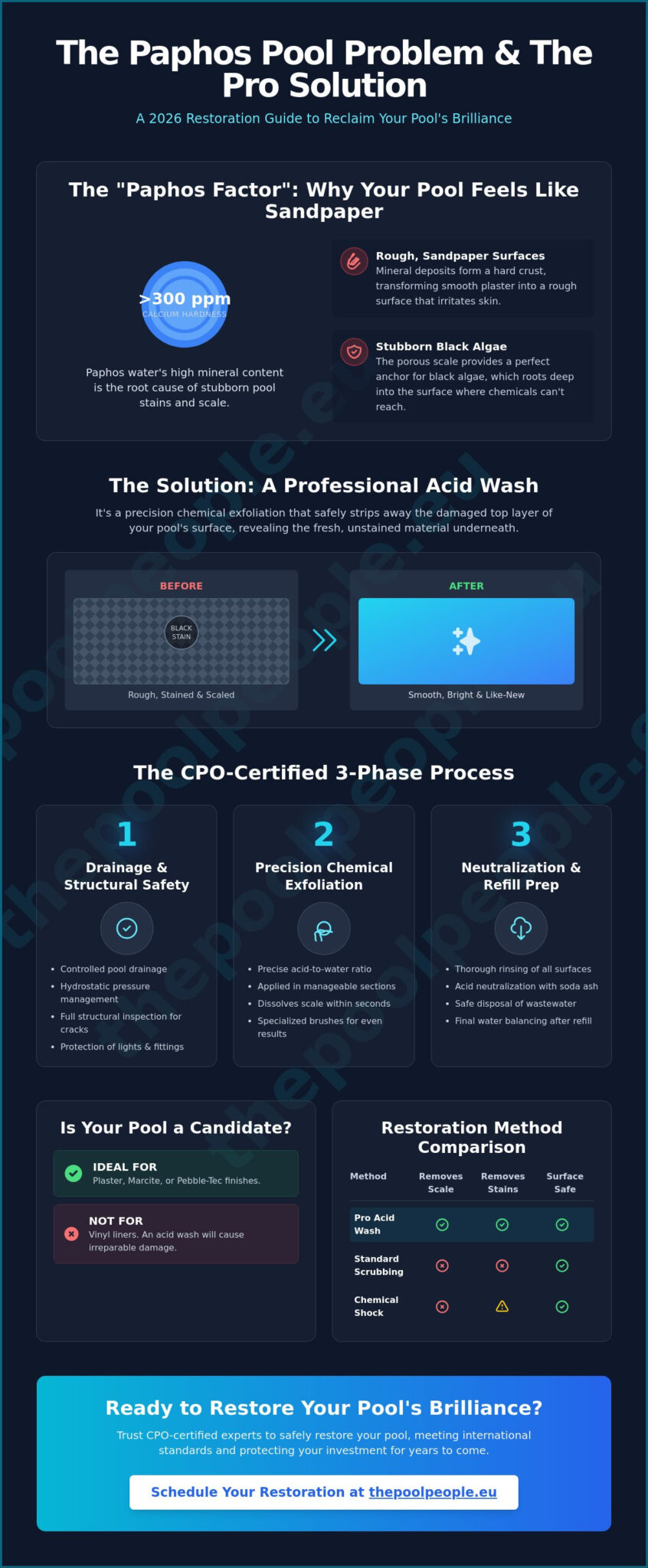 Professional Pool Acid Wash in Paphos: The 2026 Restoration Guide - The ...